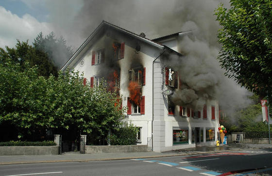 SARNEN: Schon wieder trifft es das Restaurant Aiola