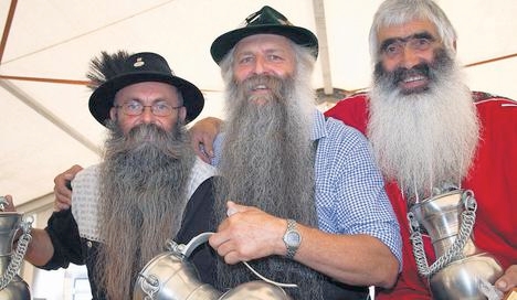 Kurt Rohner mit drittschönstem Bart