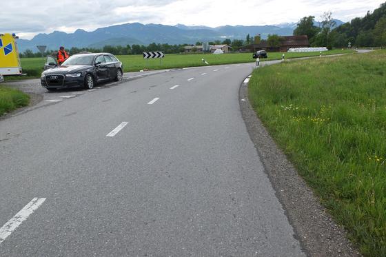 Auf Gegenfahrbahn geraten