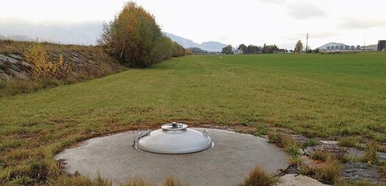 Die Linth fliesst in den Rhein