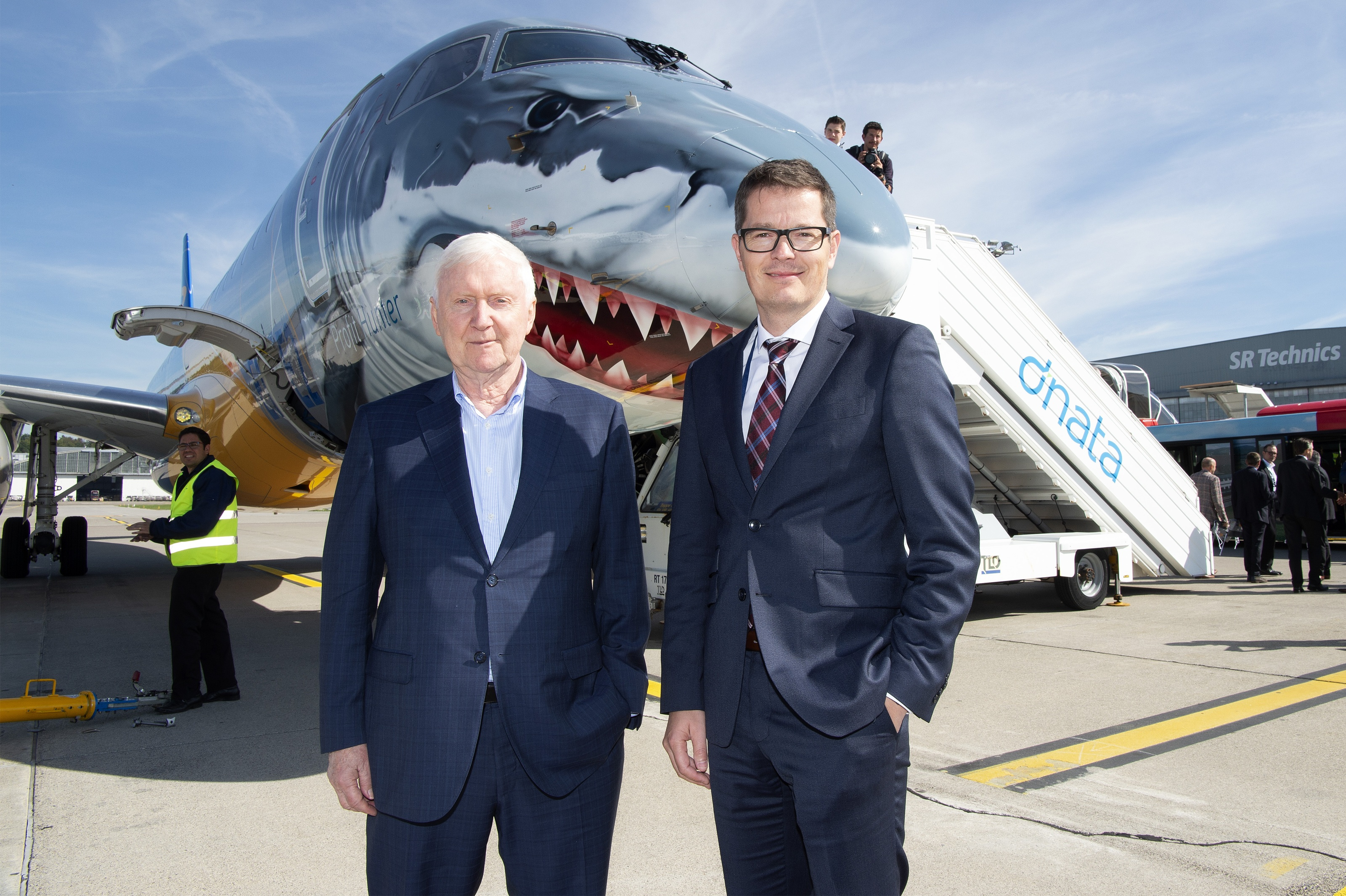 Der Stolz von Martin Ebner: Der Milliardär stellt den neuen Jet seiner ...