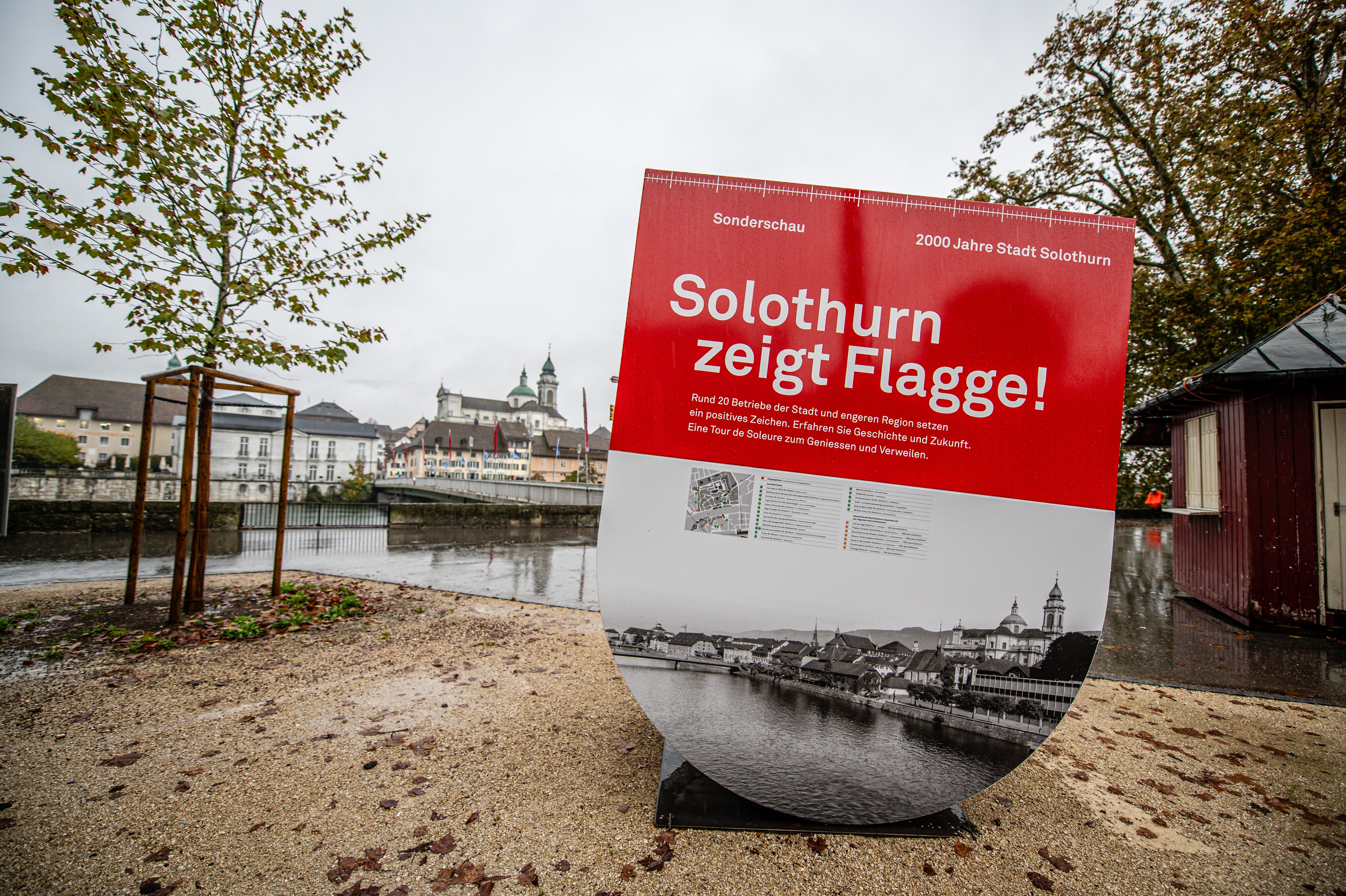 Die Stadt Solothurn ist nun mit 29 dreidimensionalen Wappen versehen