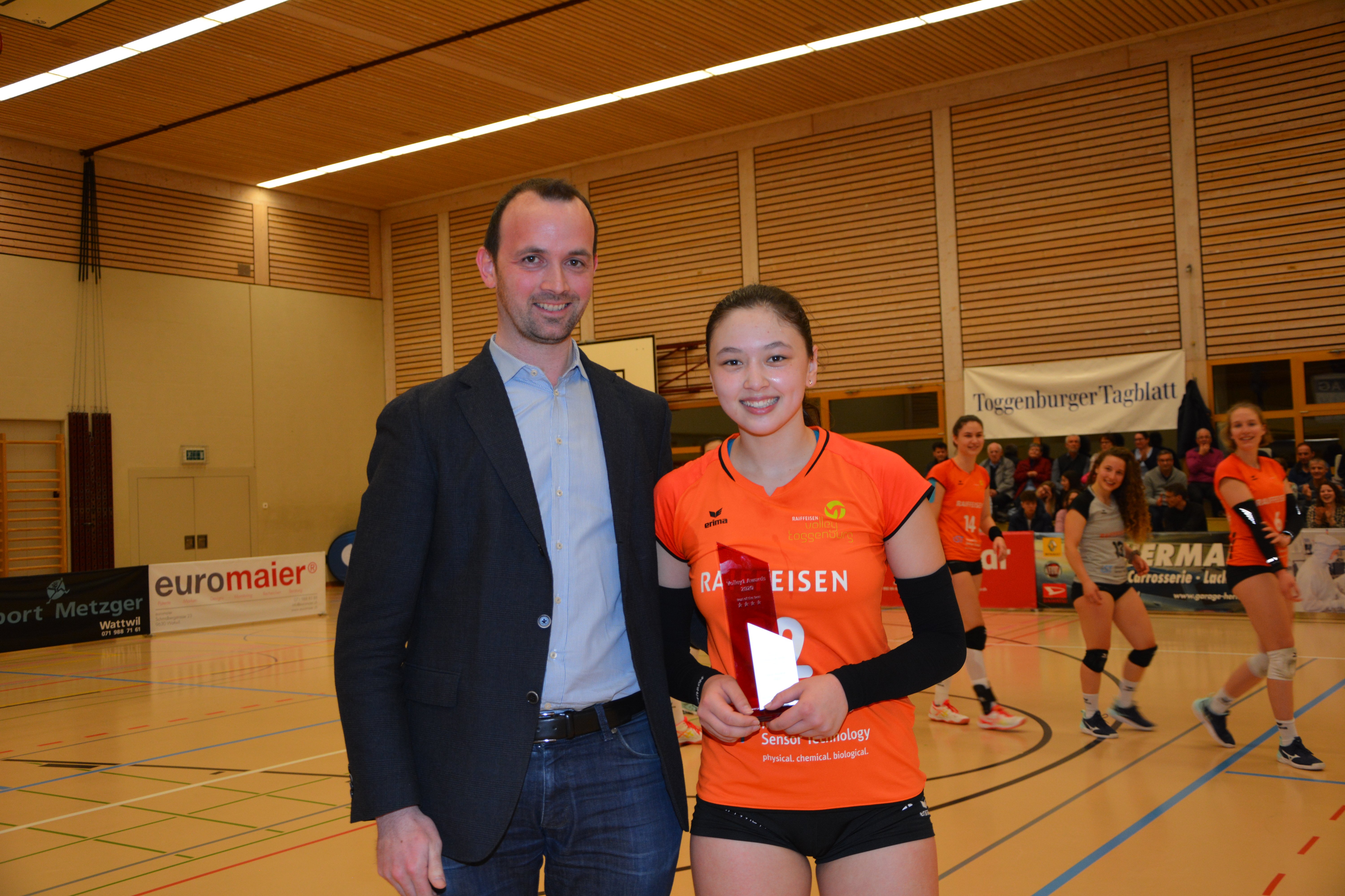 Annouk Erni von Raiffeisen Volley Toggenburg ist die beste ...