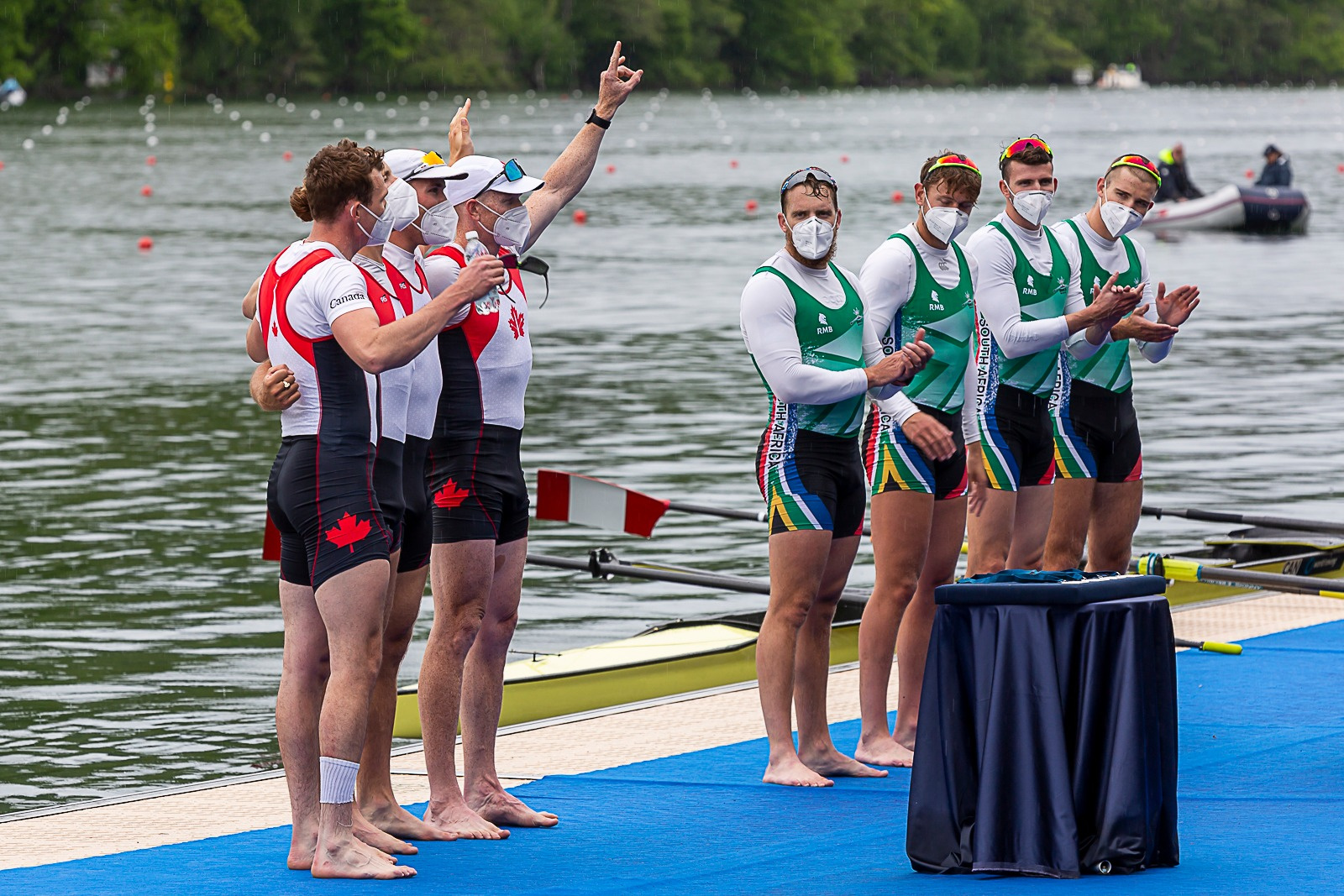 Lucerne Regatta am Rotsee ohne Zuschauer