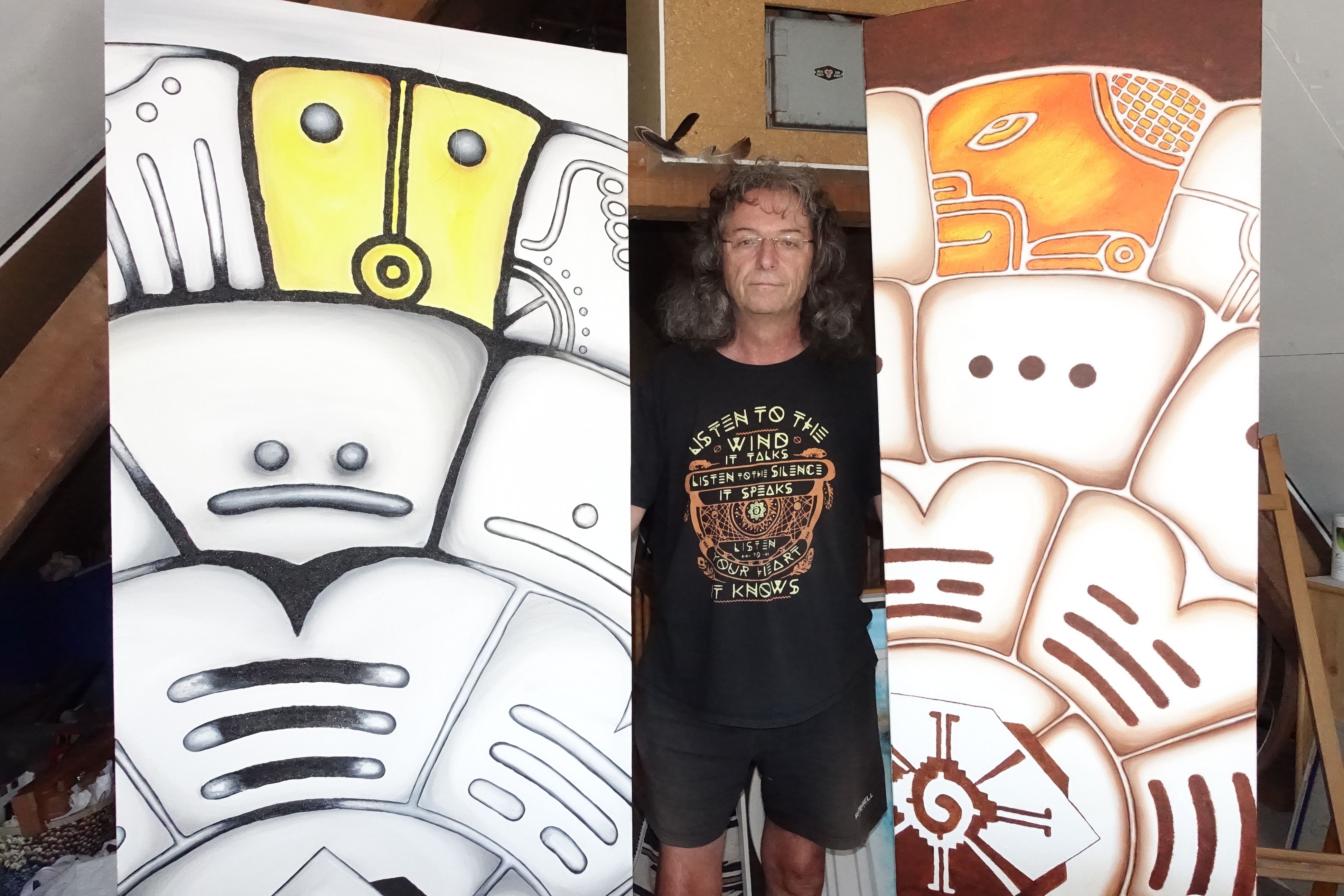 Michael Rudigier verarbeitet in der Kunst eine Nahtod-Erfahrung