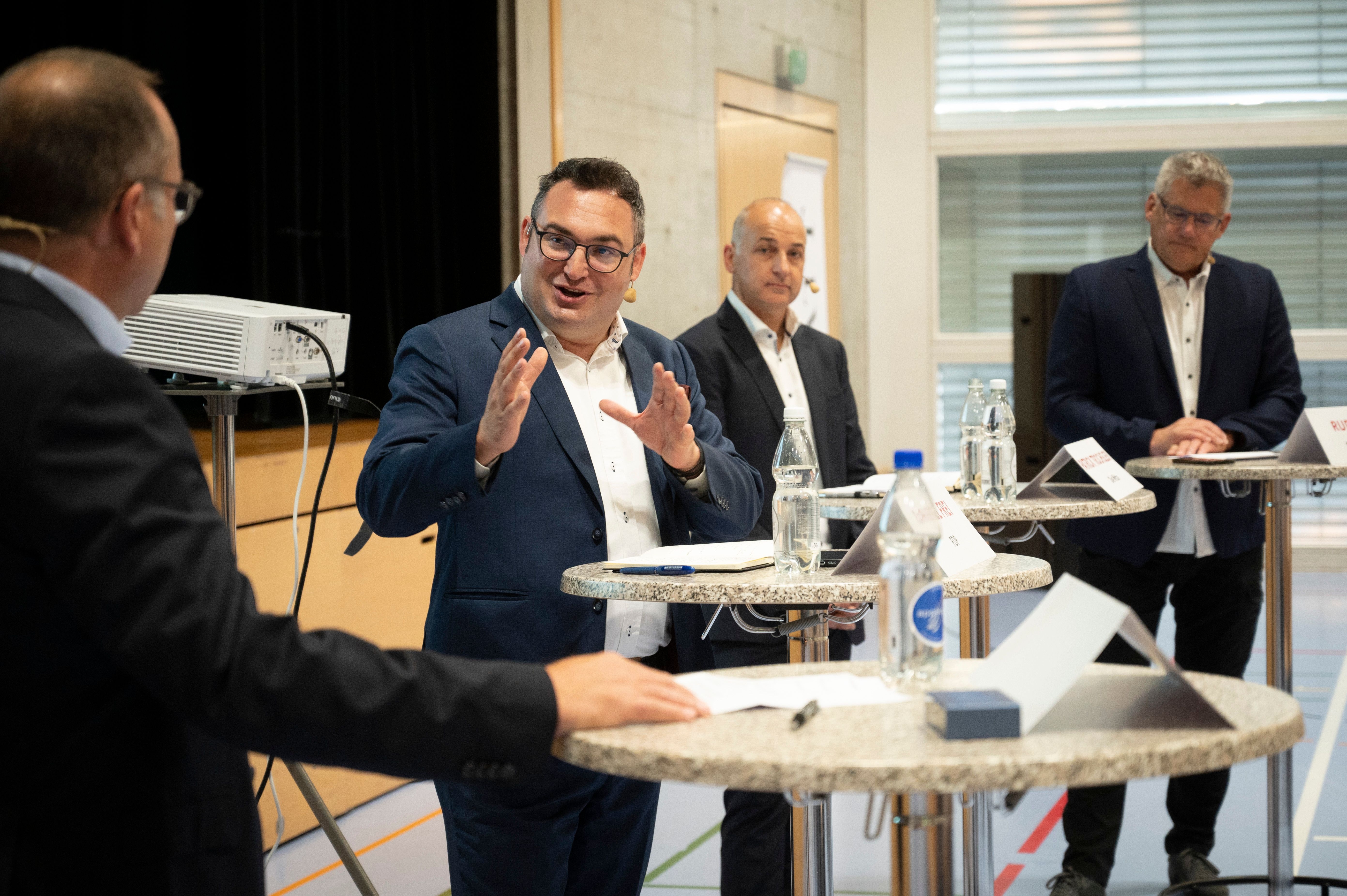 Rorschacherberg: Raphael Frei und Patrick Trochsler debattieren