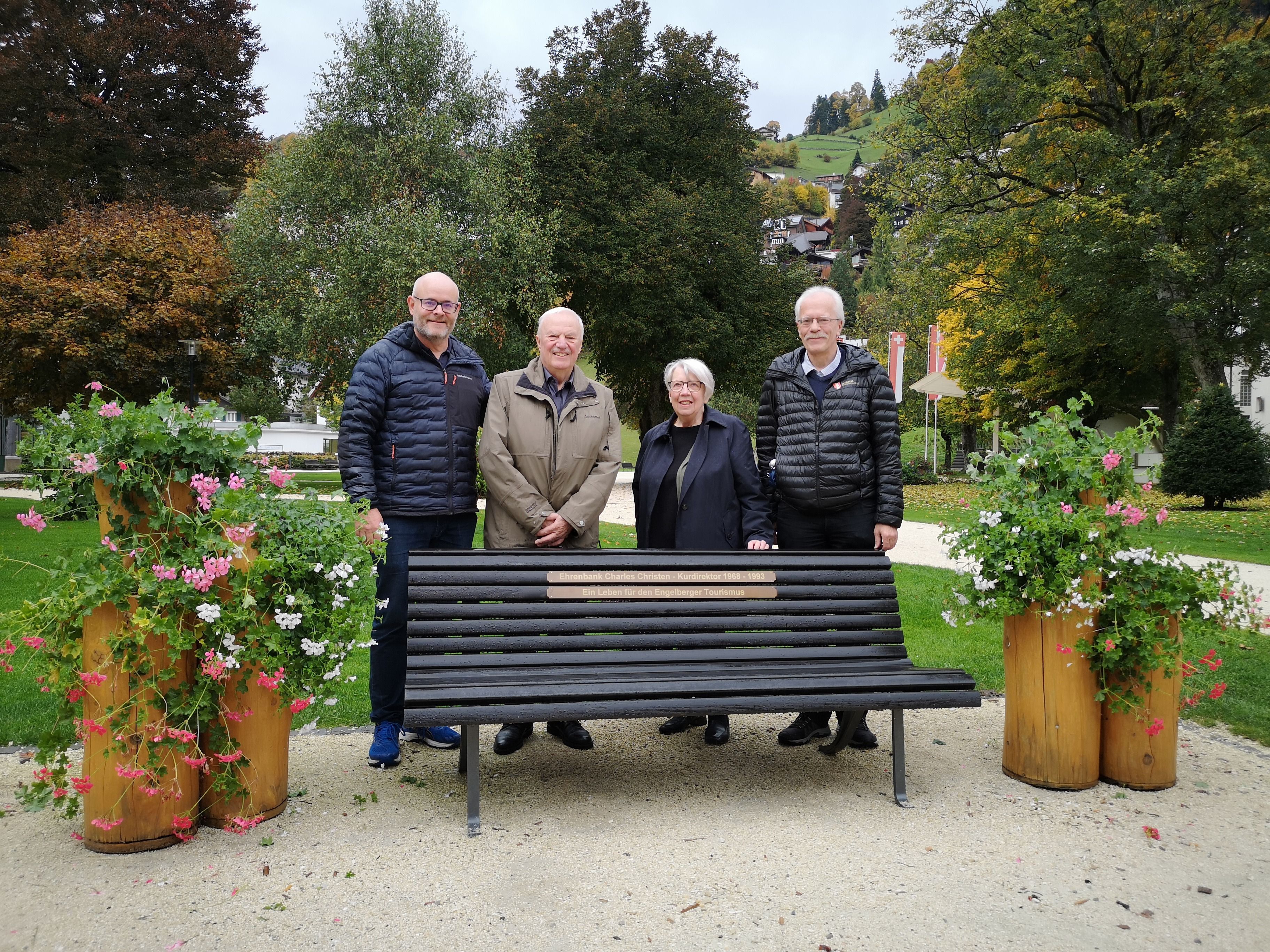 Engelberger Charles Christen wird für seinen Einsatz geehrt