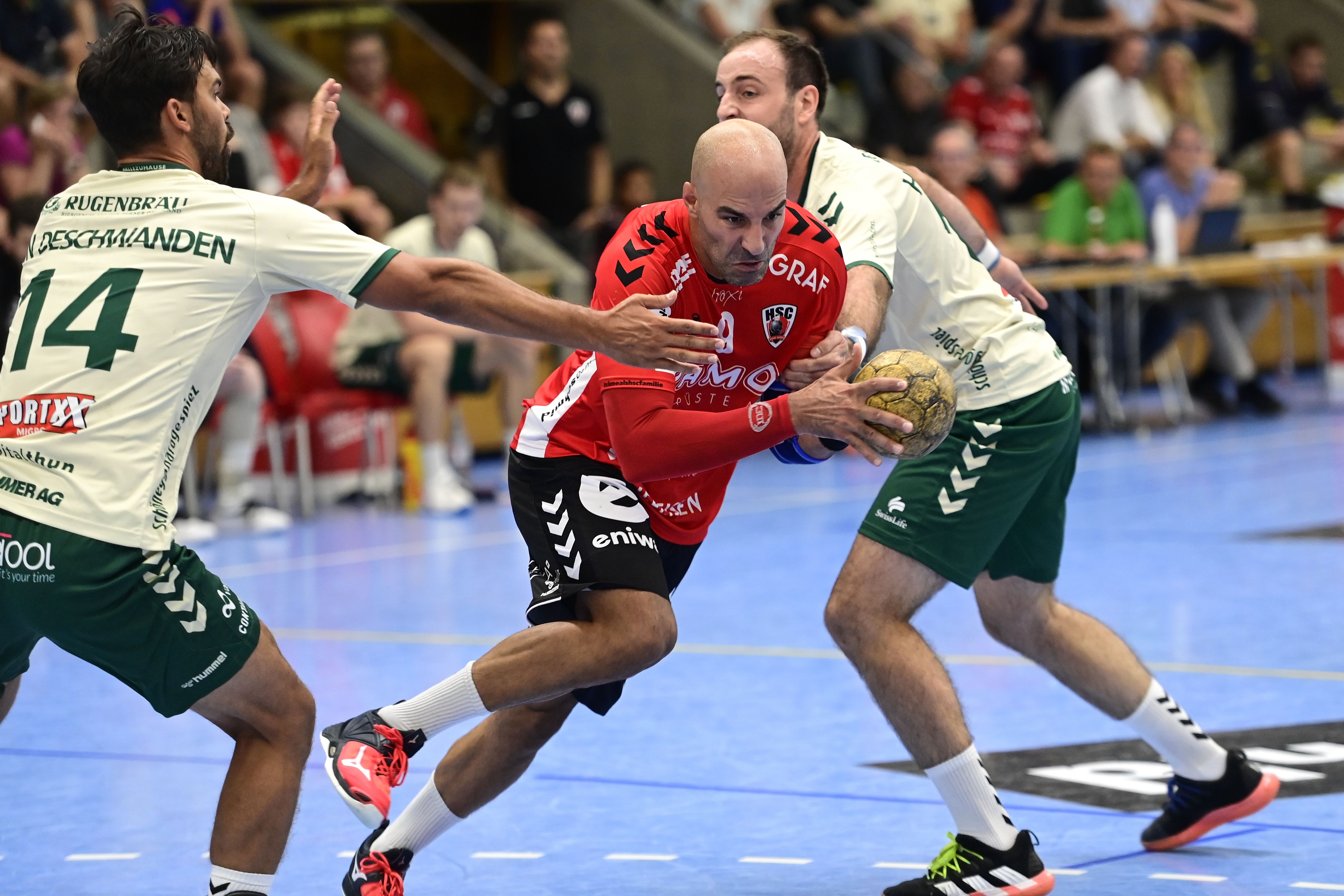 Der HSC Suhr Aarau spielt auswärts gegen Wacker Thun