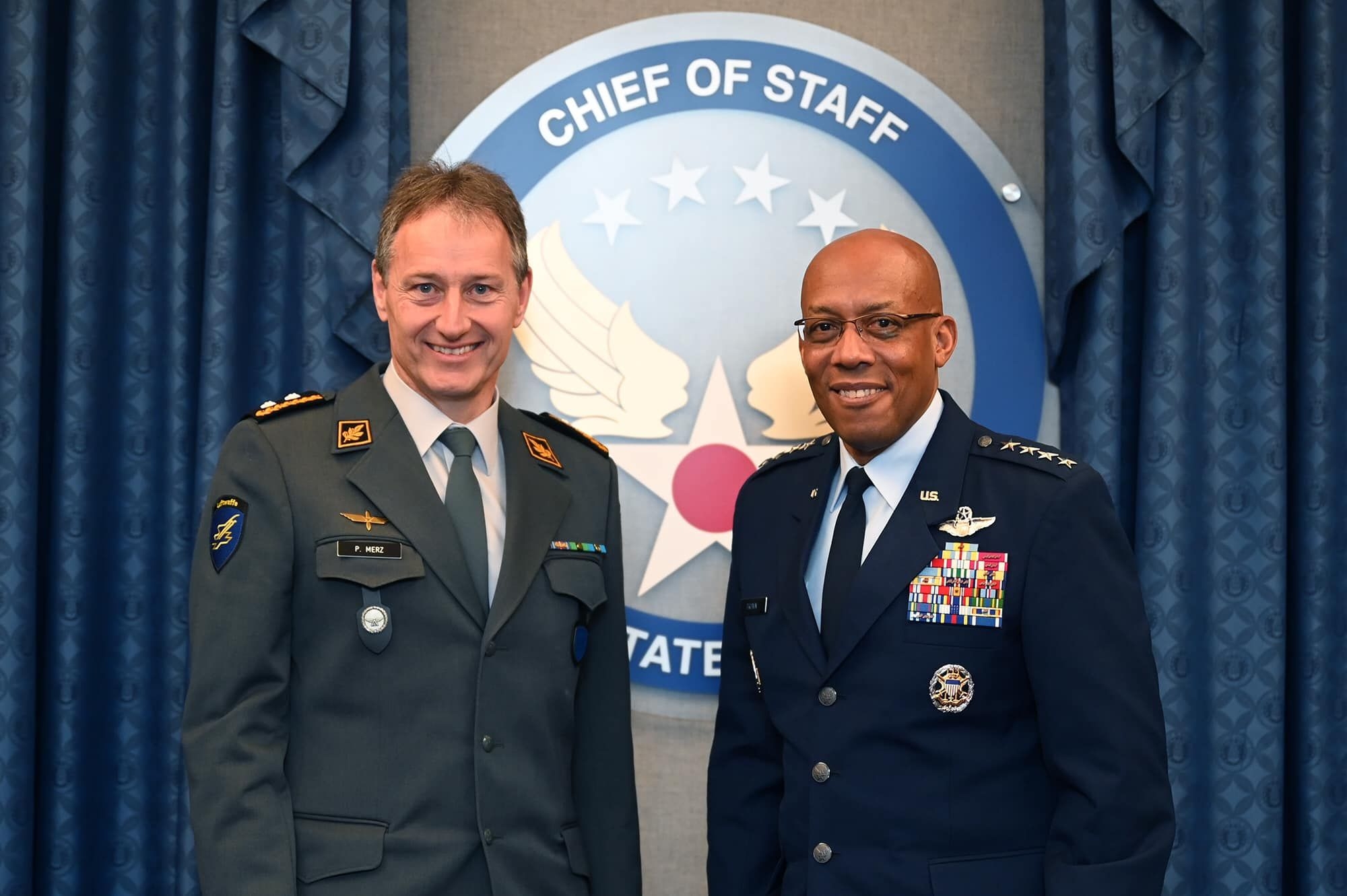 Luftwaffen-Chef Peter Merz im US-Pentagon