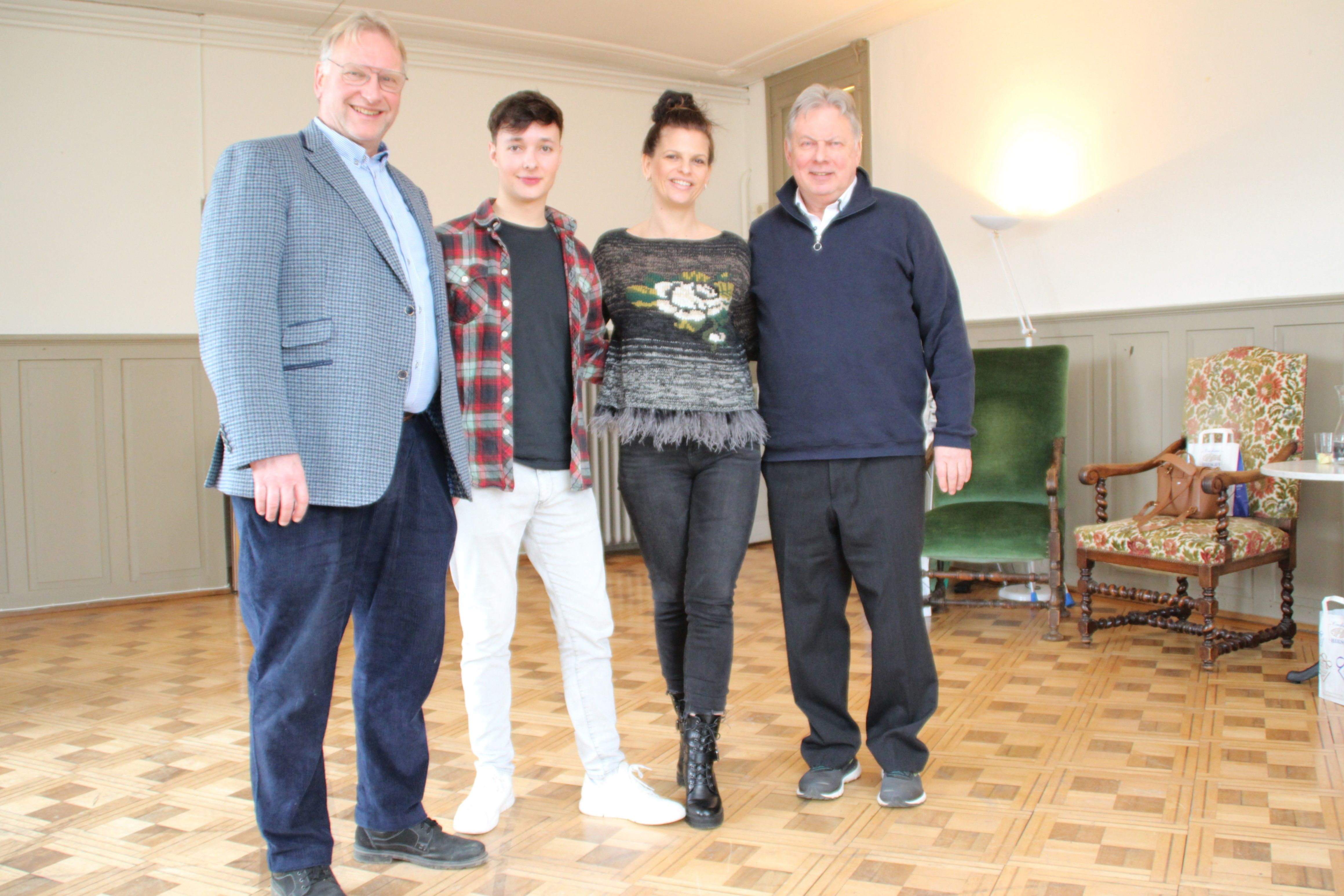 Remo Forrer und Jennifer Gehr im Gespräch in Wil