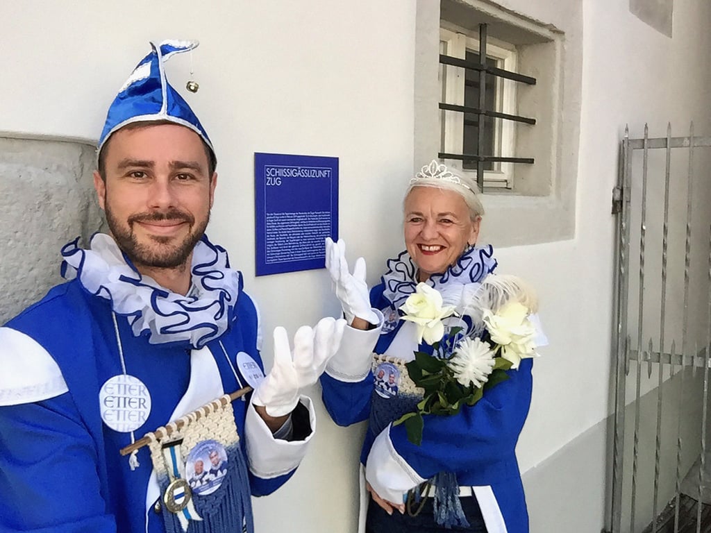 Zuger Fasnacht: Oberhaupt der Schiissigässlizunft Zug berichtet