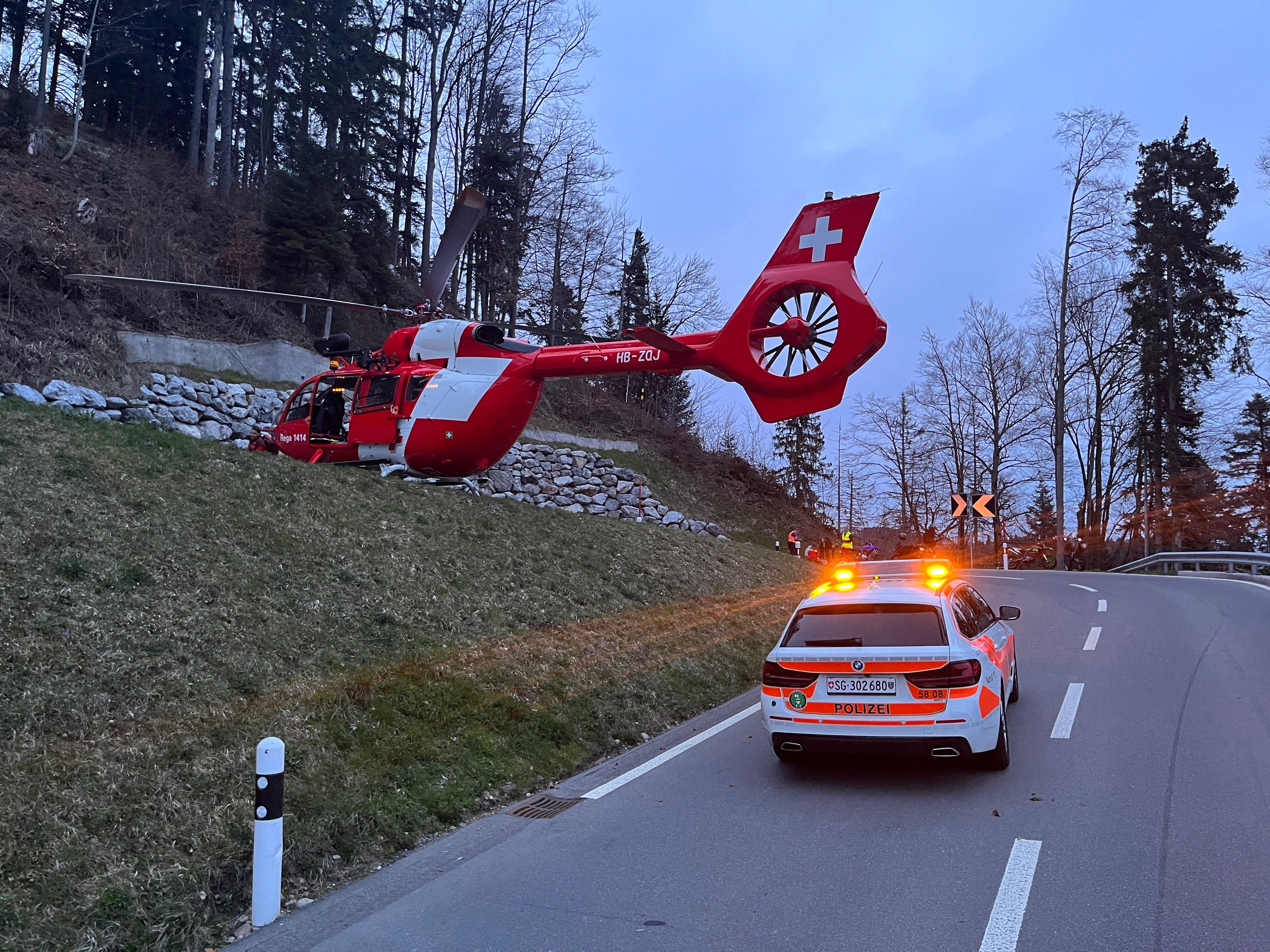 Vier Motorradunfälle in drei Wochen auf der Hulftegg