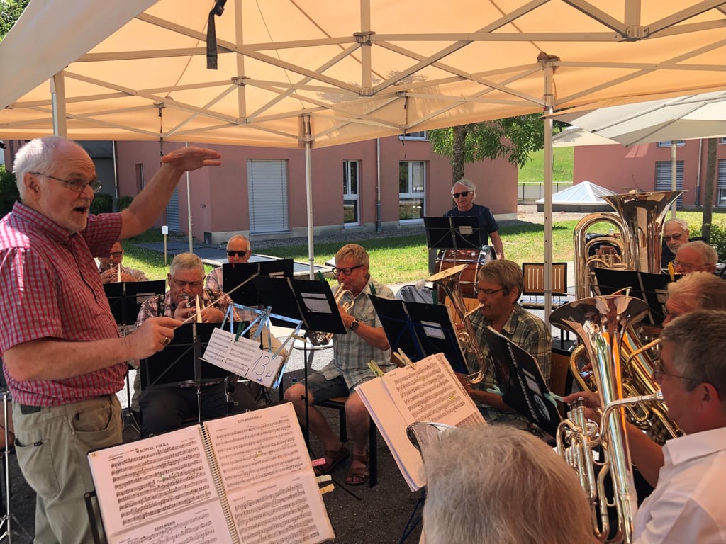 Im Reider «Feldheim» musizierten Senioren für Senioren