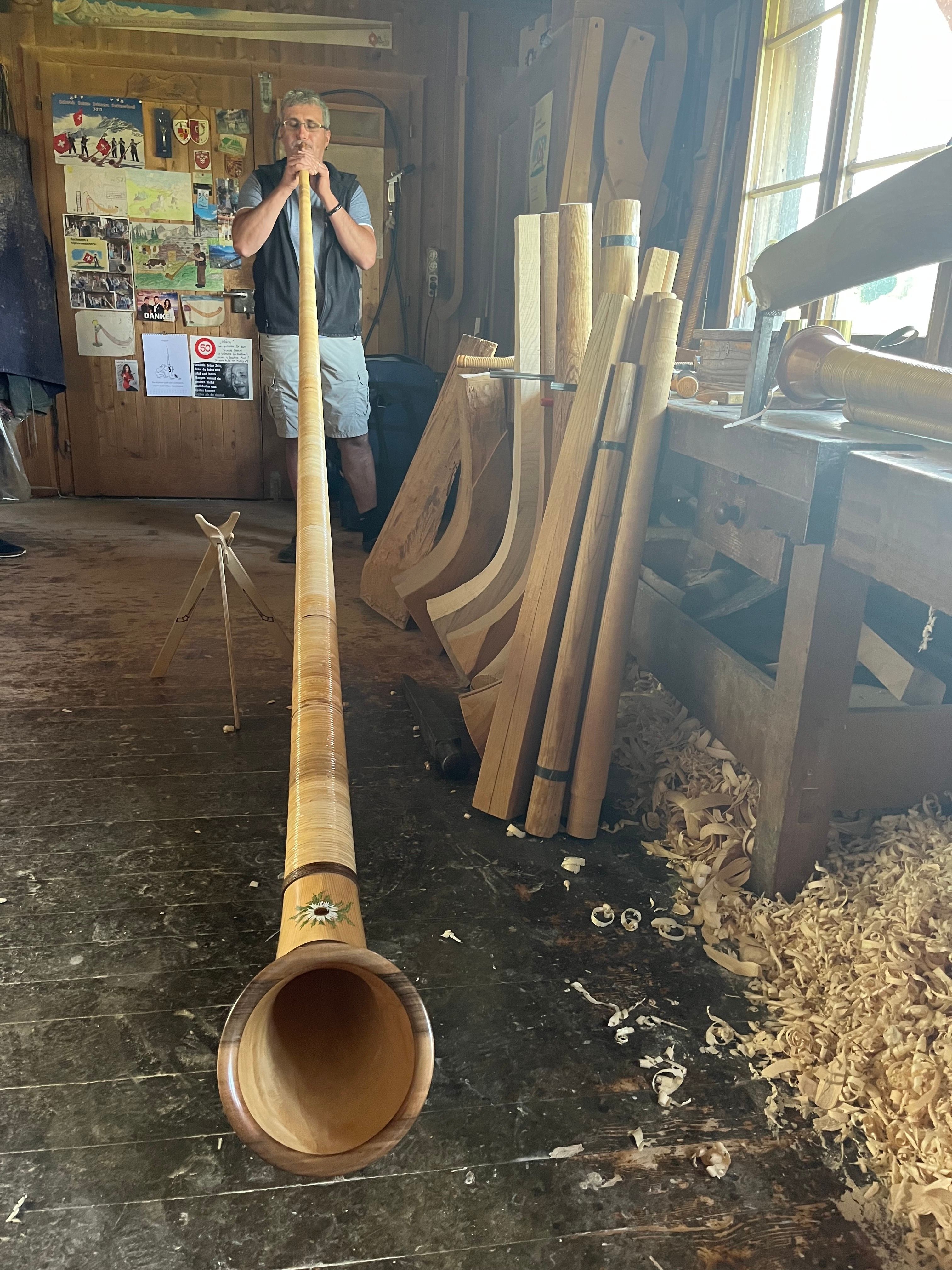 Von der Haselfichte zum wohlklingenden Alphorn