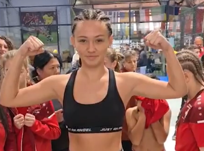 Verona Gjinaj aus Kriens gewinnt Bronze-Medaille an Thaibox-WM