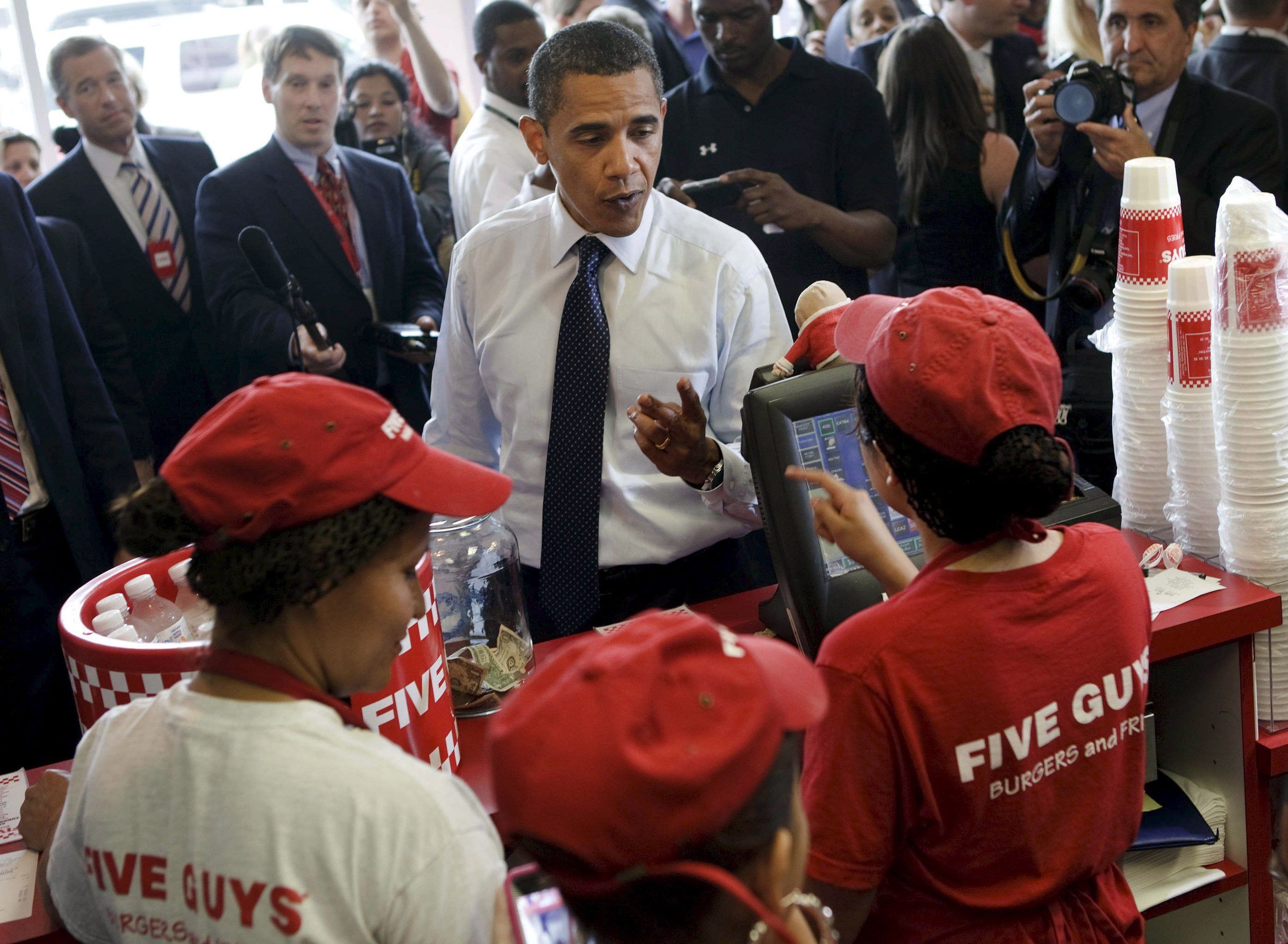 Obamas liebste Burgerkette Five Guys kommt in die Deutschschweiz