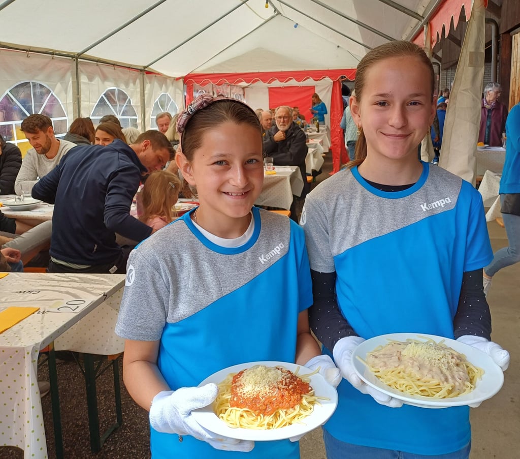 In der Frobe gabs leckere Spaghetti