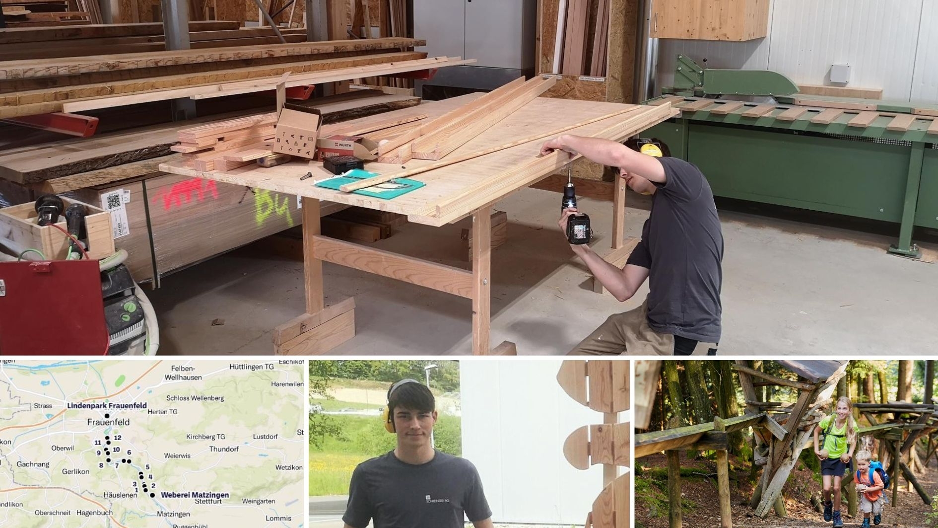 Schreinerei Wüthrich in Aadorf baut die Kugelbahnen der Rugelreise