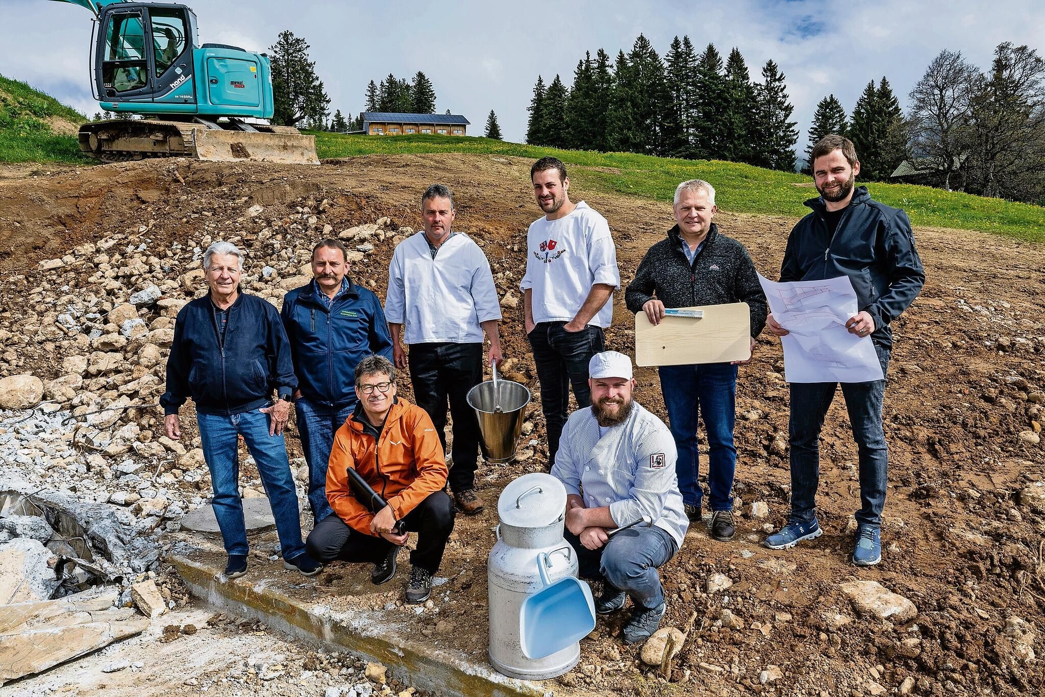 Rigi First: Baustart für Alpkäserei