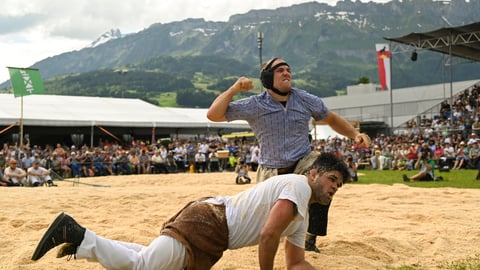 Schwinger Andy Signer aus Wittenbach: Als Underdog blüht er auf.