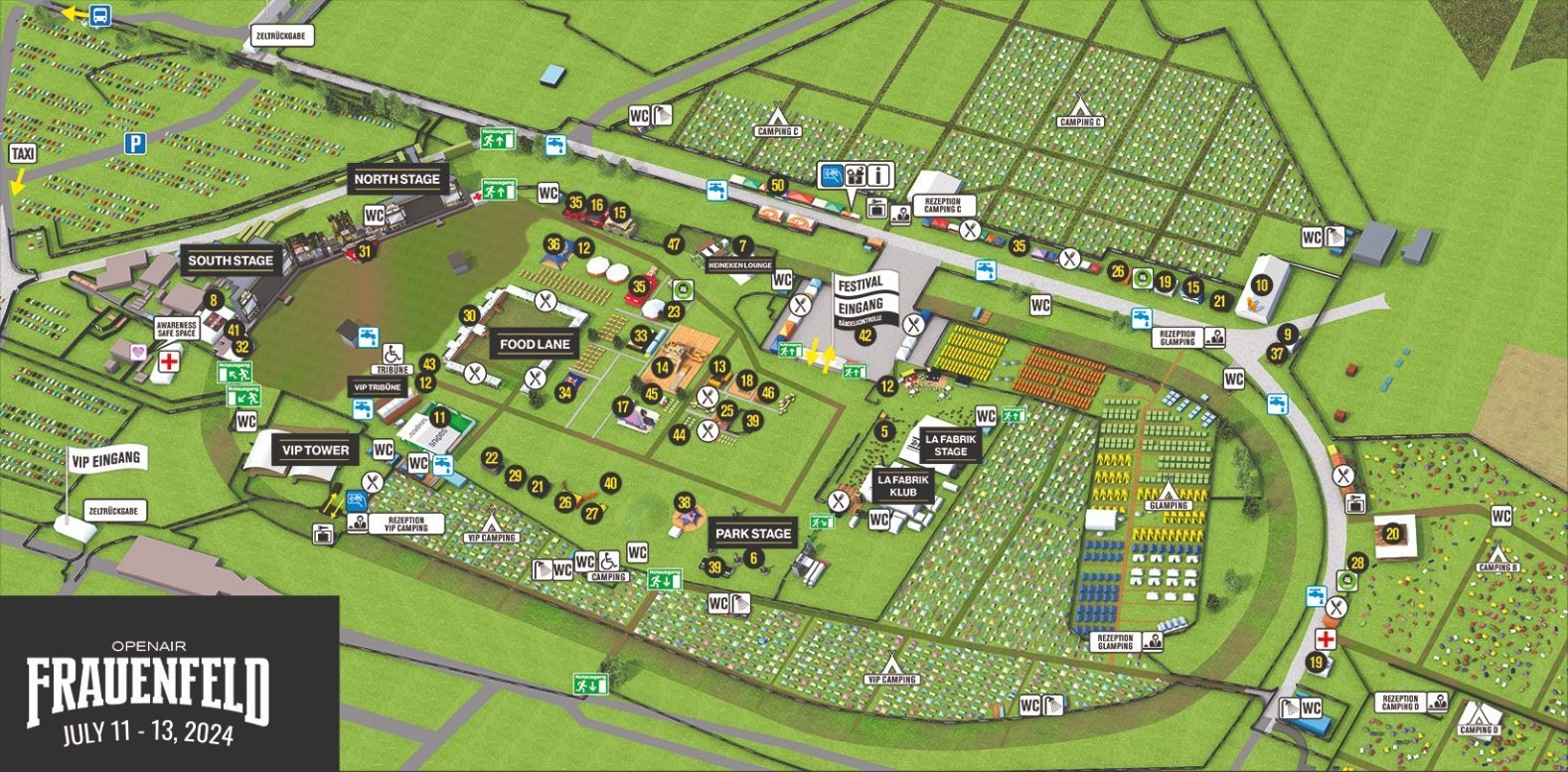 Openair Frauenfeld: Wetter, Clubville, Line-up - Neuerungen für 2024