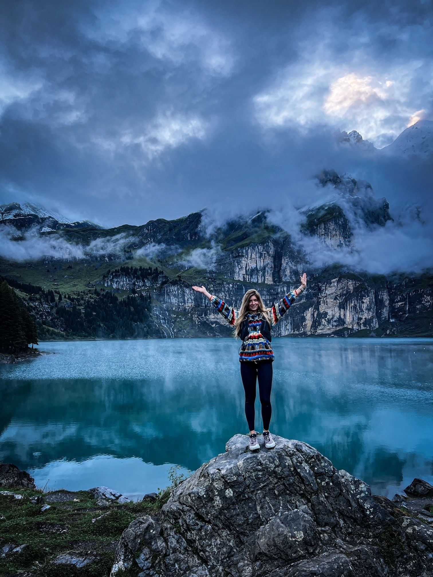 Pascale Adam aus St.Gallen durchquert die Alpen der Länge nach