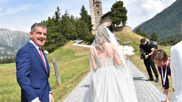 Peter Spuhlers Tochter Laura: Hochzeit in Celerina, Marc Sway als Gast