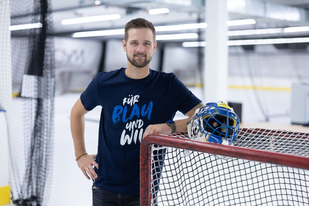 Goalie Tim Wolf beim EV Zug: Er fordert Leonardo Genoni heraus