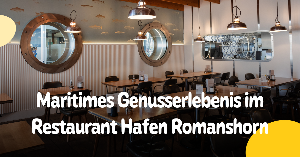 Kulinarischer Ritt auf dem Wellenkamm im Restaurant Hafen