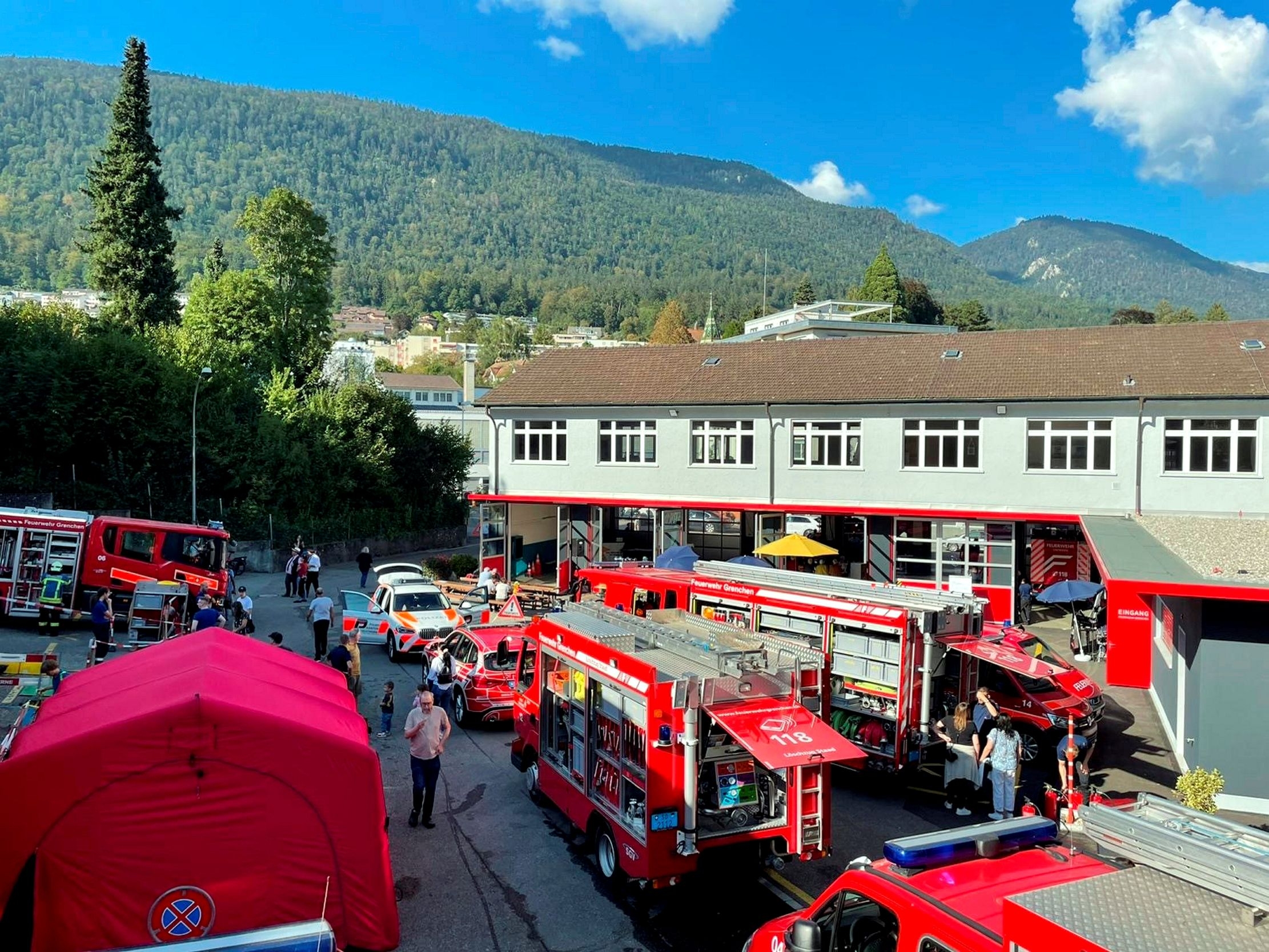 Feuerwehr Grenchen: Hauptübung wird zum kleinen Volksfest