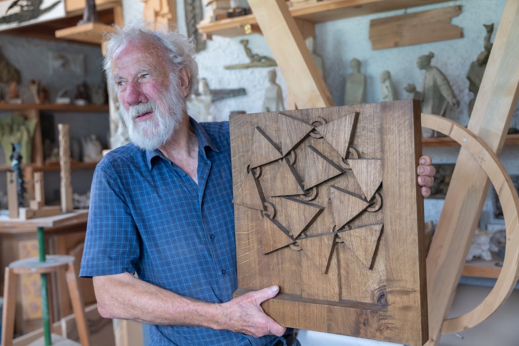 Flüeler Bildhauer Toni Walker denkt noch lange nicht ans Aufhören
