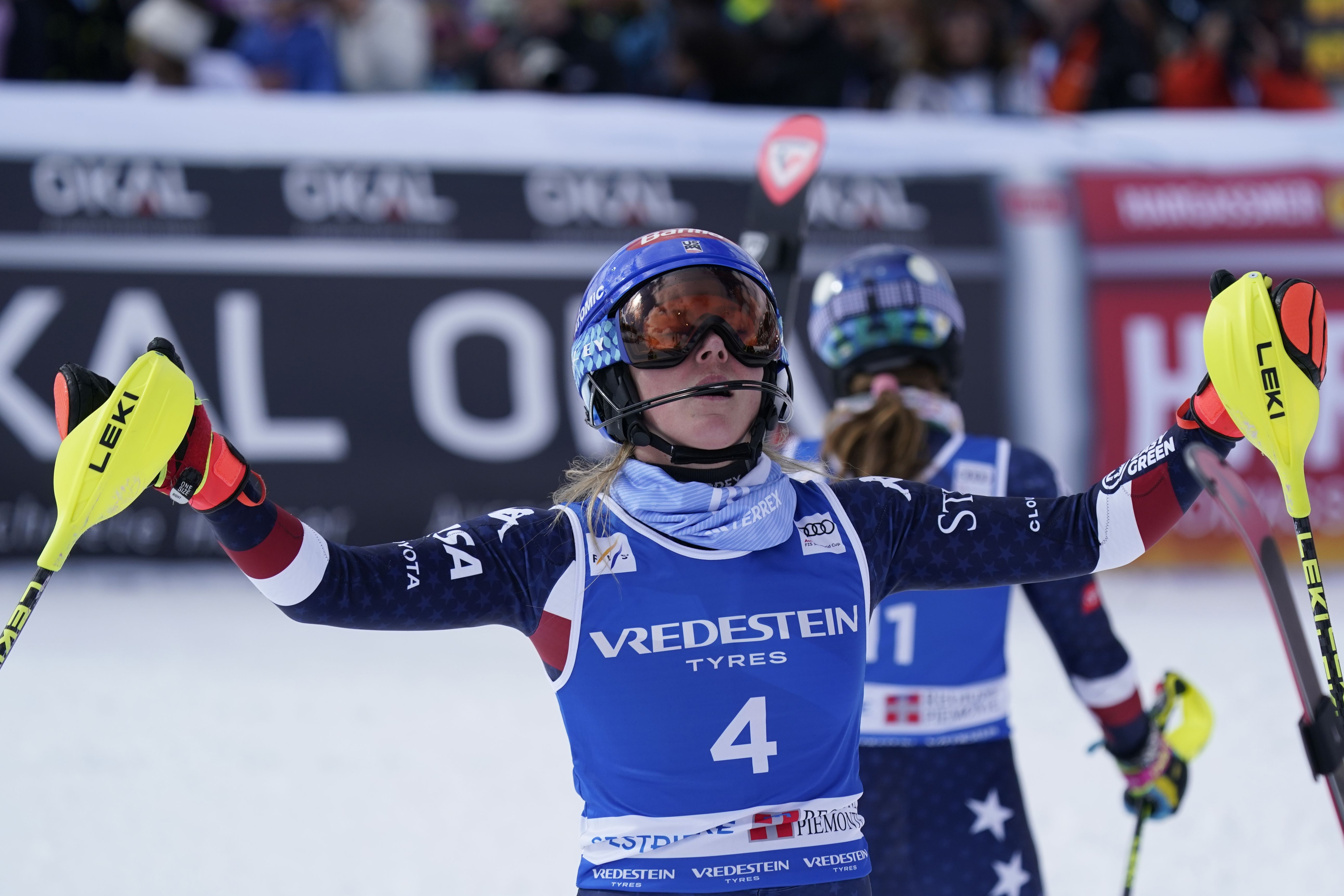 Ski alpin: Slalom der Frauen in Sestriere
