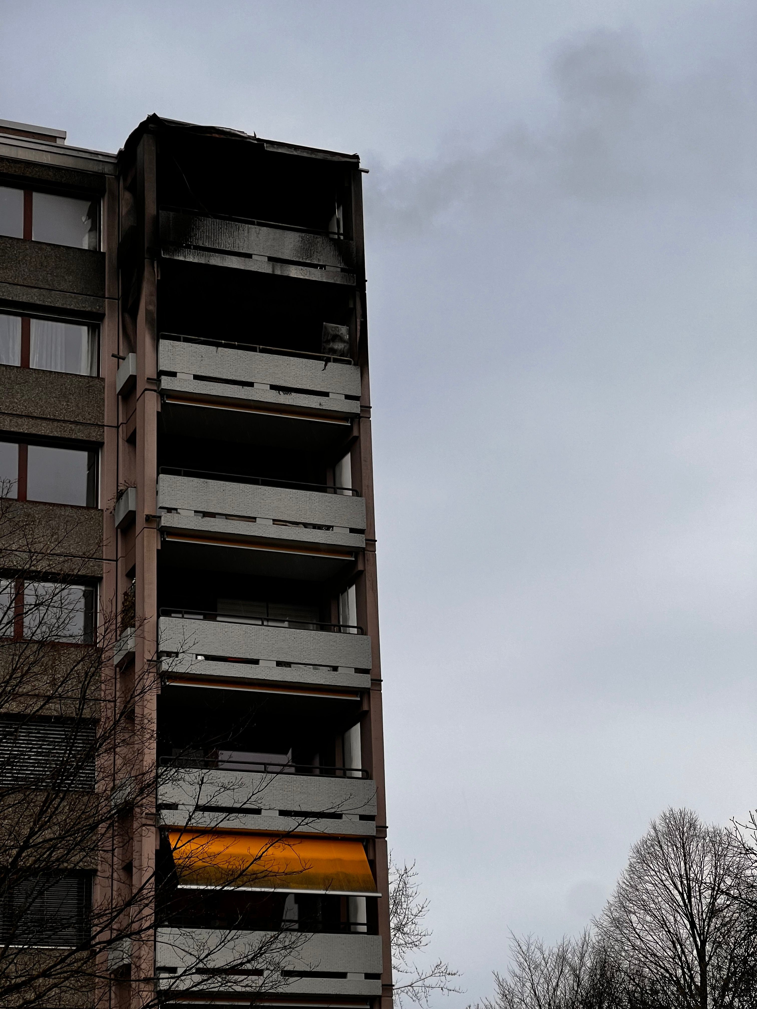 Cham: Brand im Röhrliberg-Quartier mit immensen Schäden