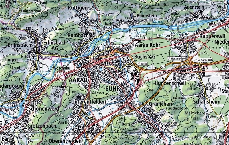 Aargau: Online Karten erhalten Update