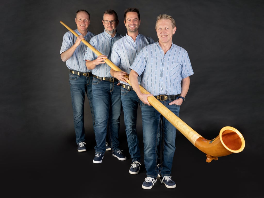 Lochus Alphorn Quartett am Eurovision Song Contest 2025 dabei
