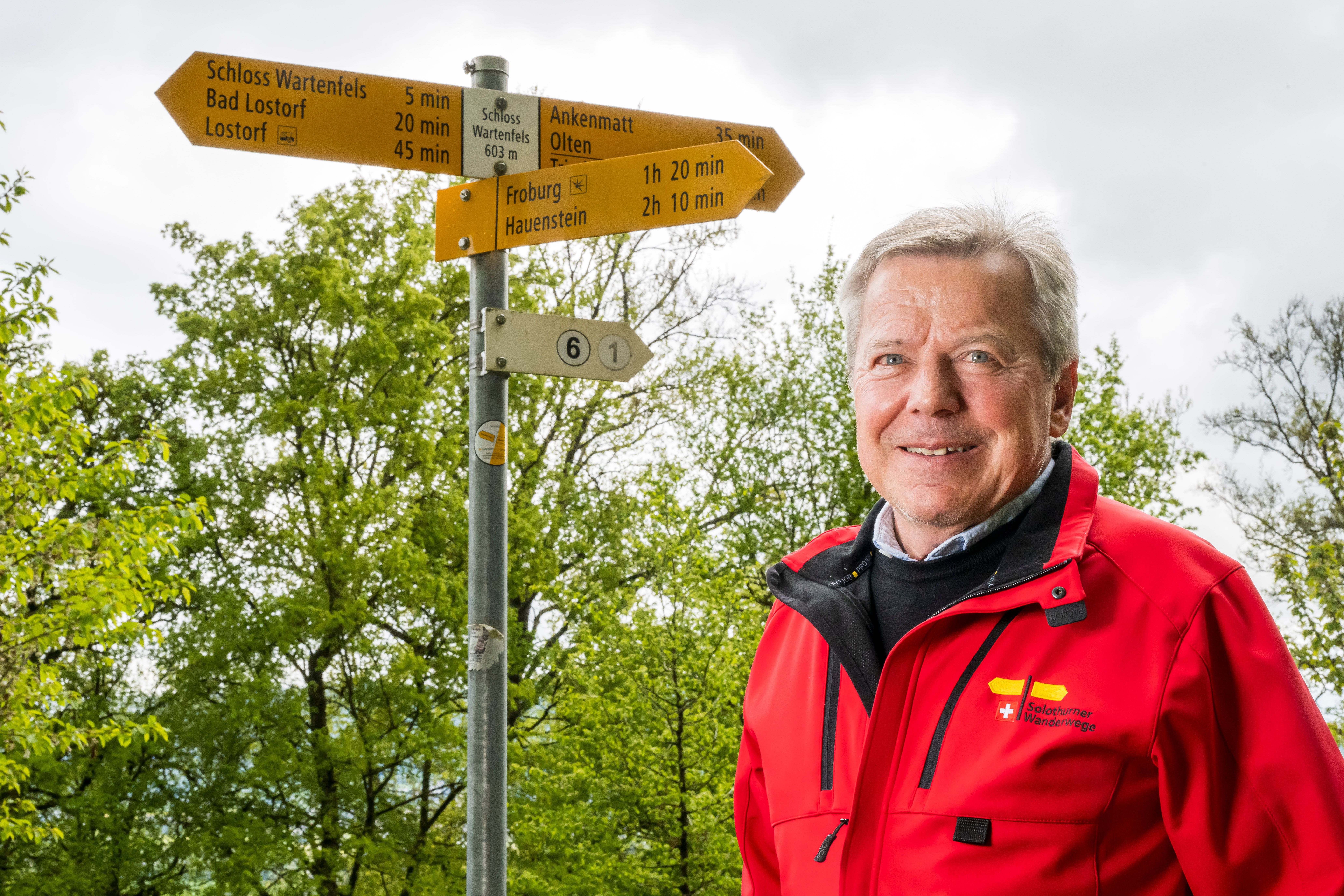 Im Niederamt gibt es 189 Kilometer Wanderwege: Hans Belser im Interview