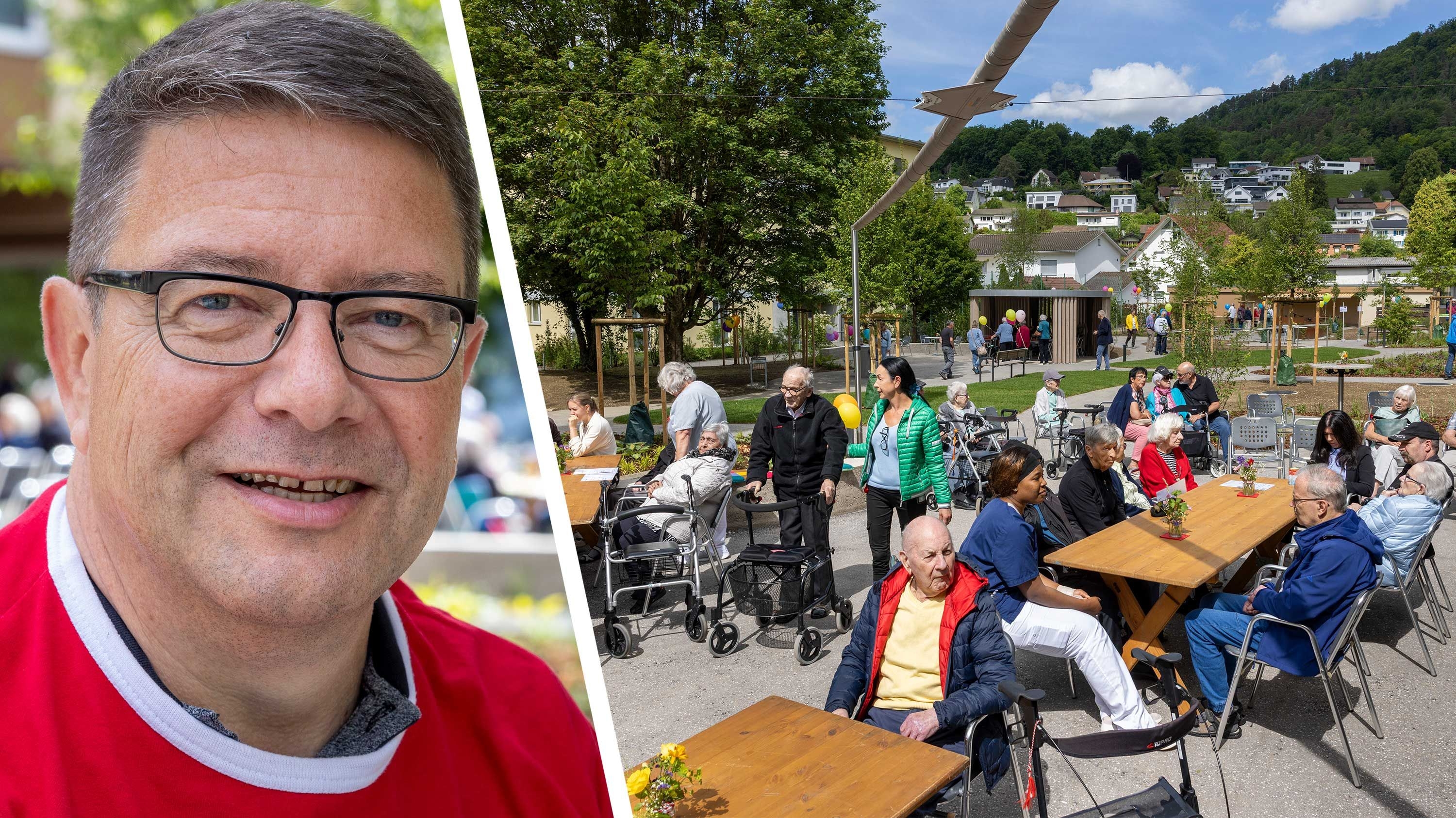 Altersheim Inseli Balsthal: Neuer Garten wurde eingeweiht