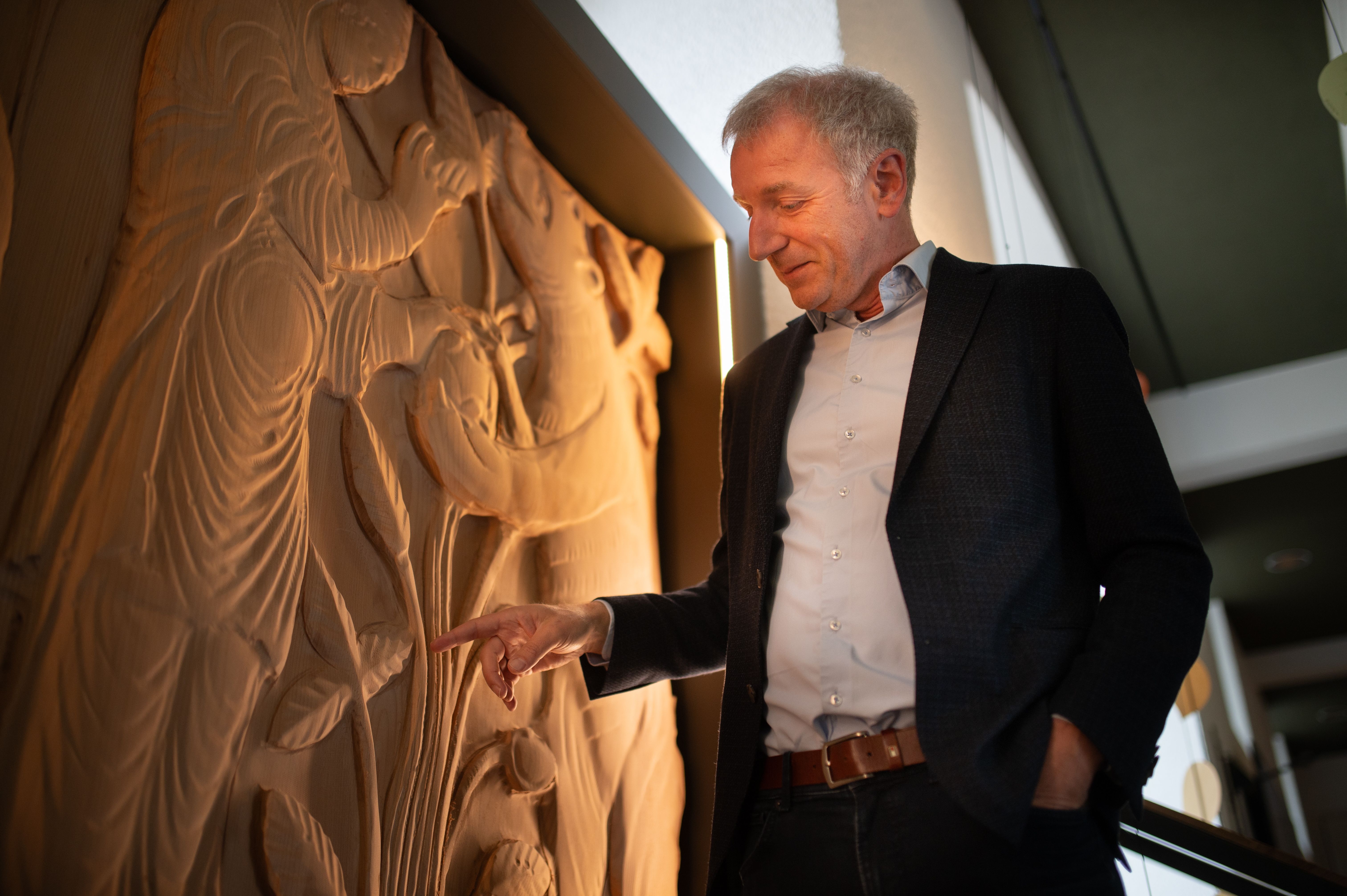 3D-Replik von Gallus und dem Bären im Stiftsarchiv enthüllt