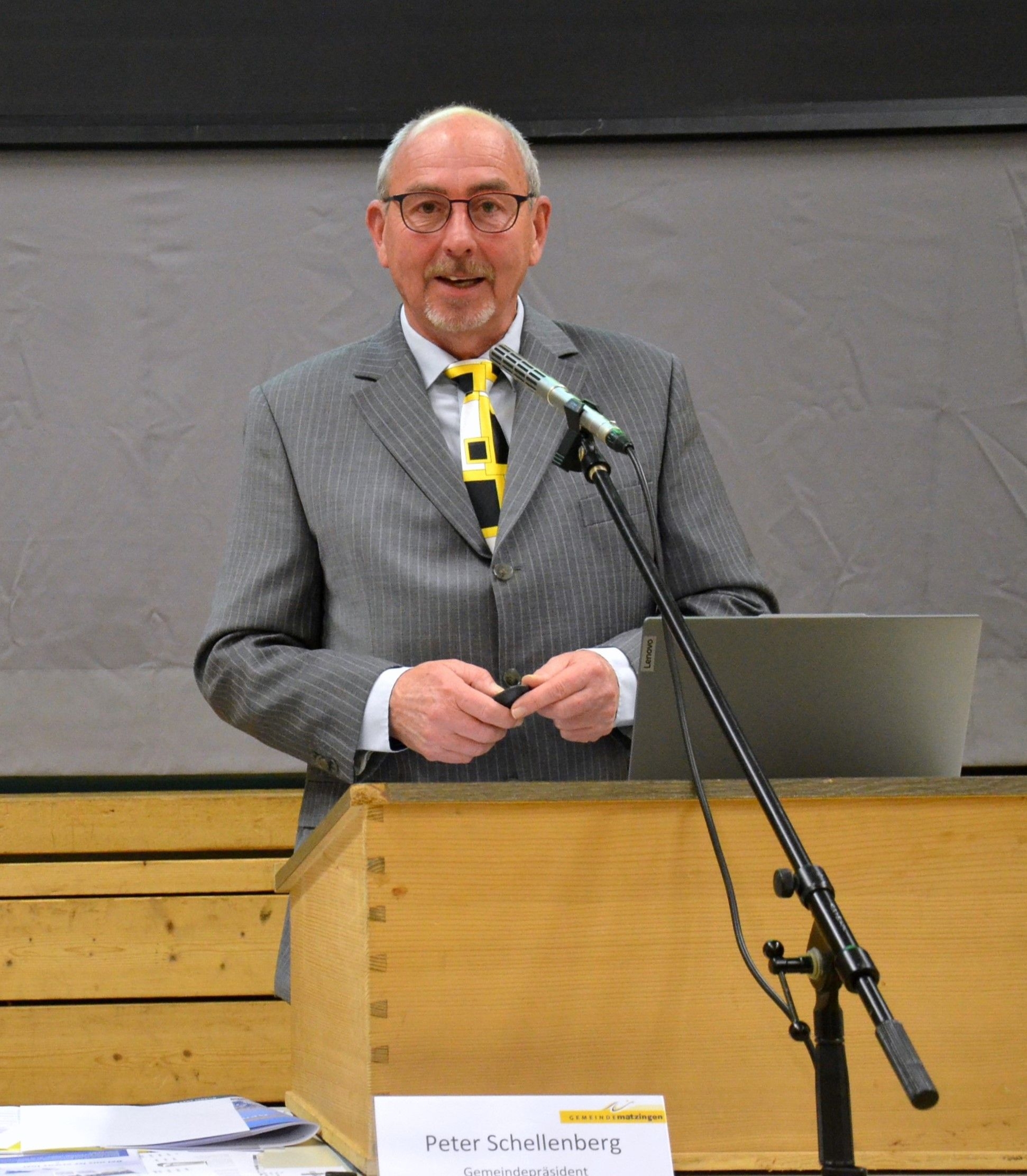 Matzingens Gemeindepräsident Peter Schellenberg tritt 2027 ab