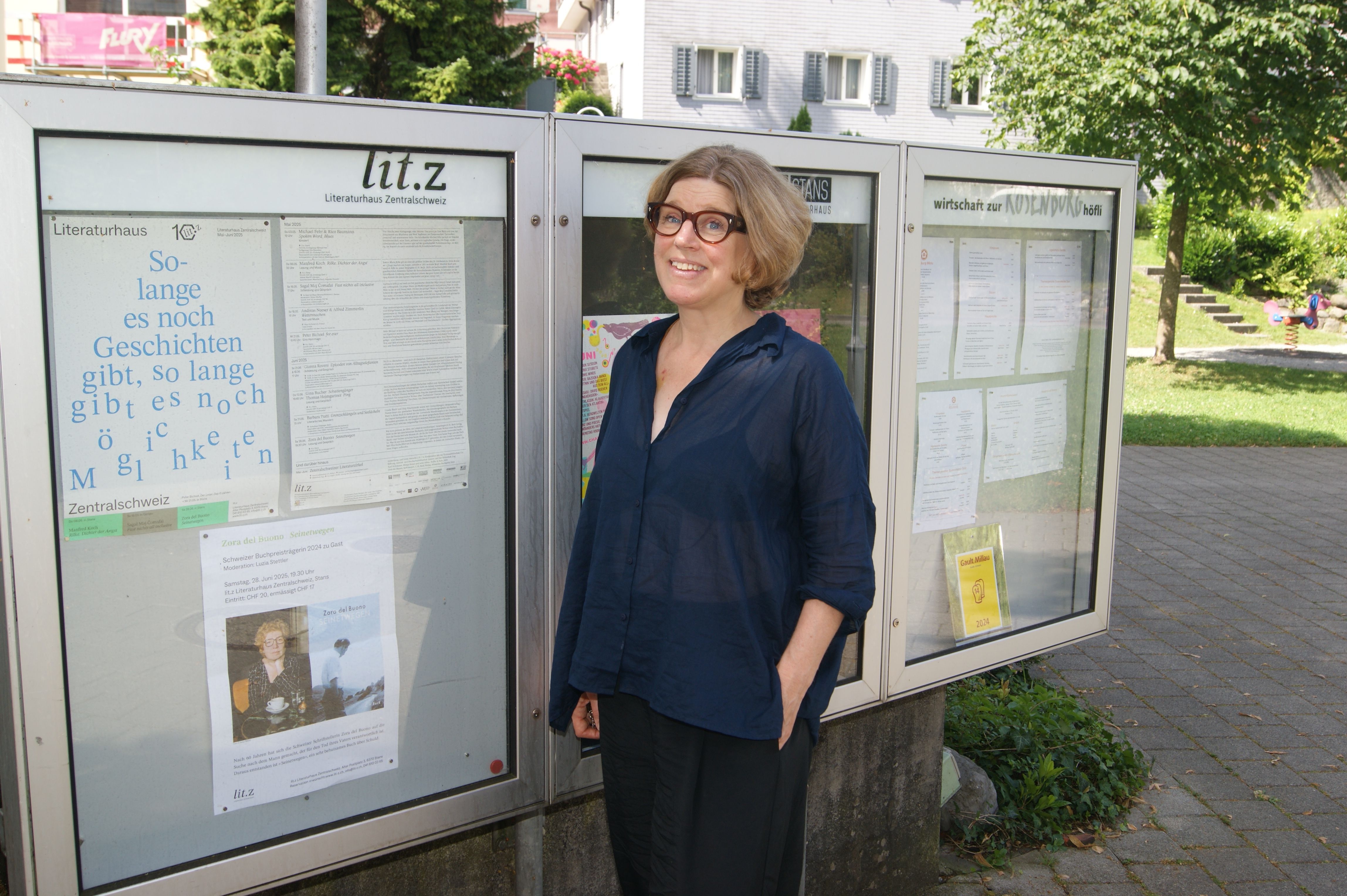 Sabine Graf macht auch aus Werkeinführungen Literatur