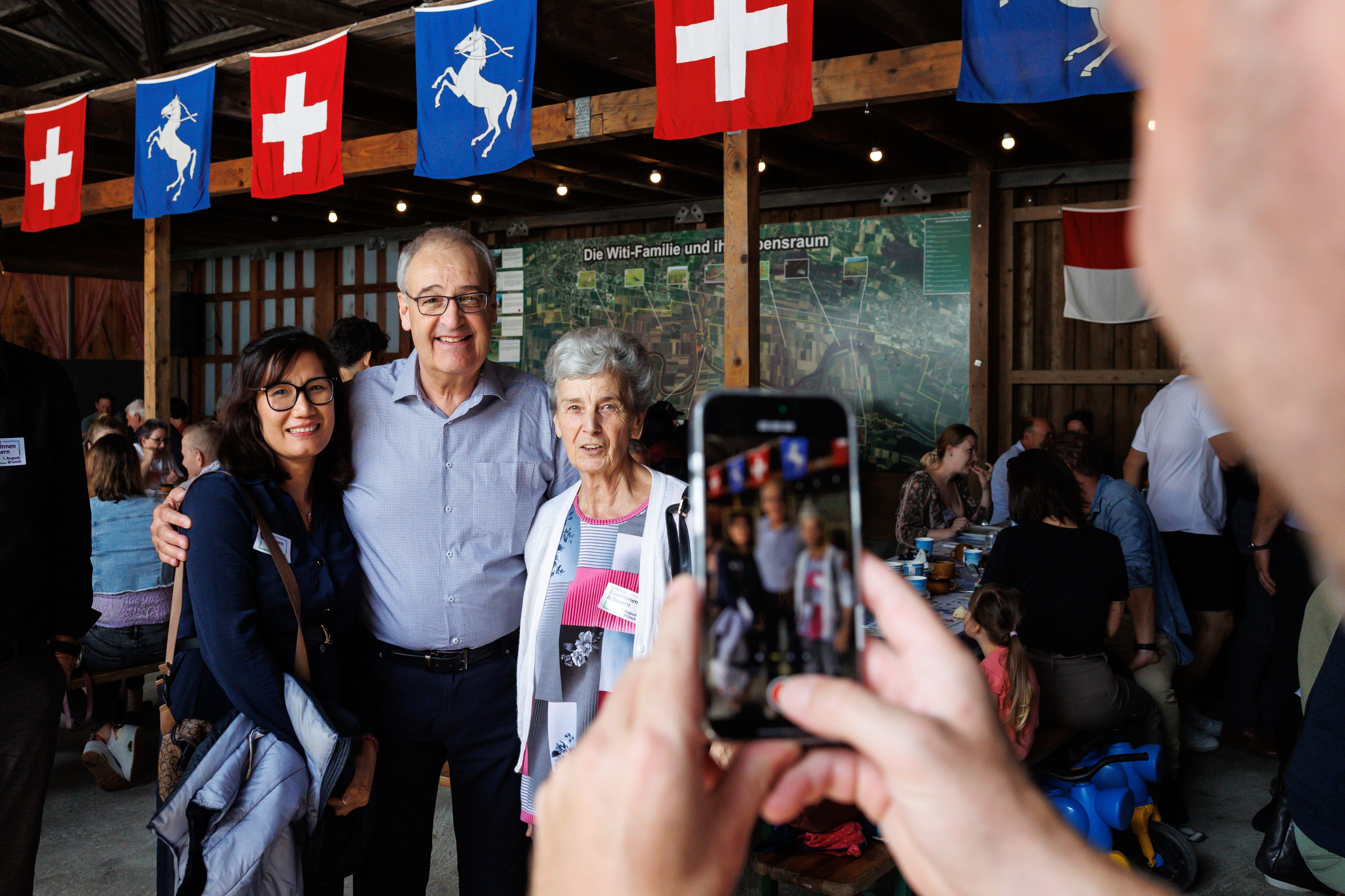 Bellach: Bundesrat Guy Parmelin zu Gast zum 1.-August-Brunch