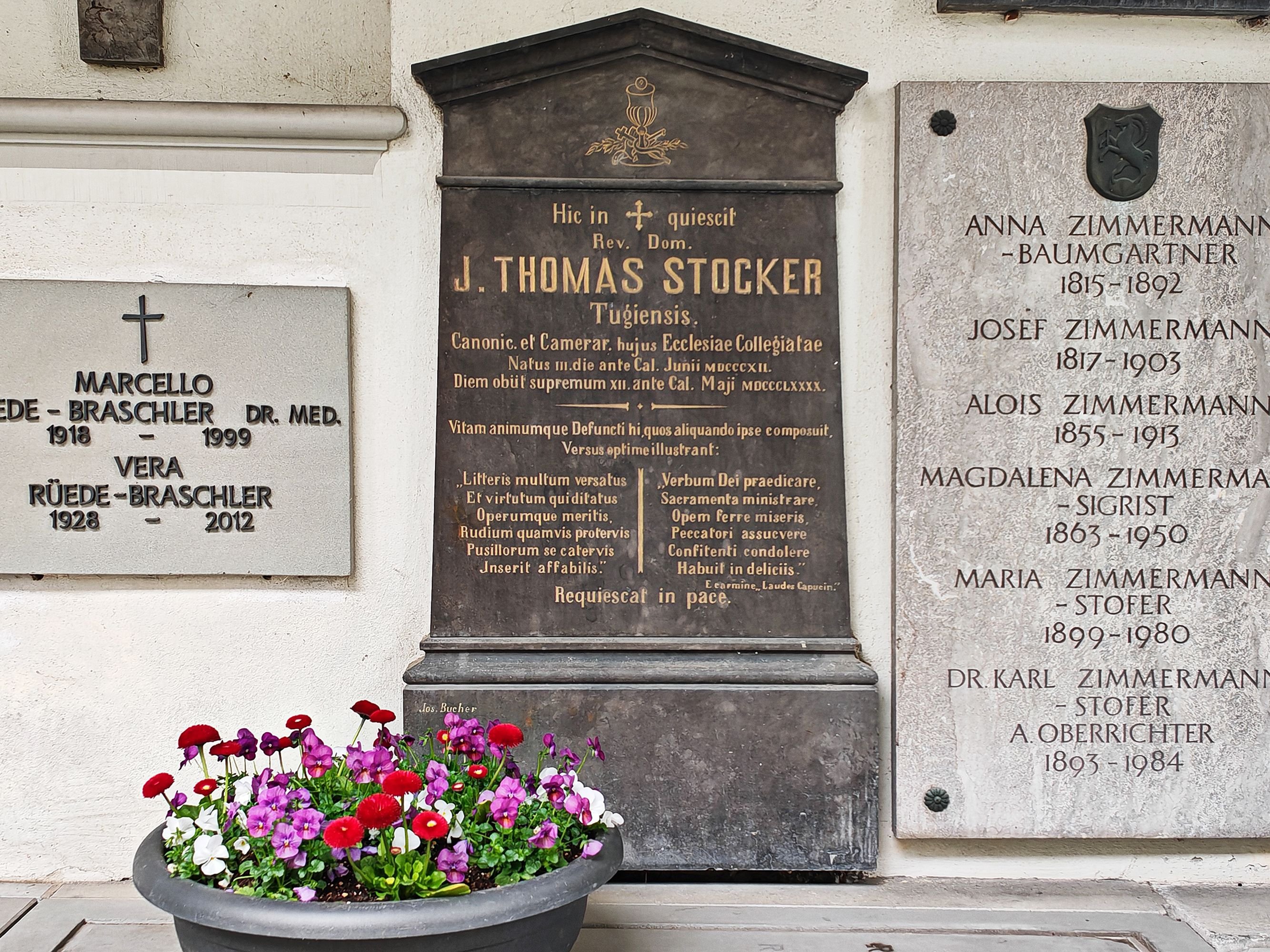 Biografie von Thomas Stocker – Zuger Priester und Chrherr in Luzern