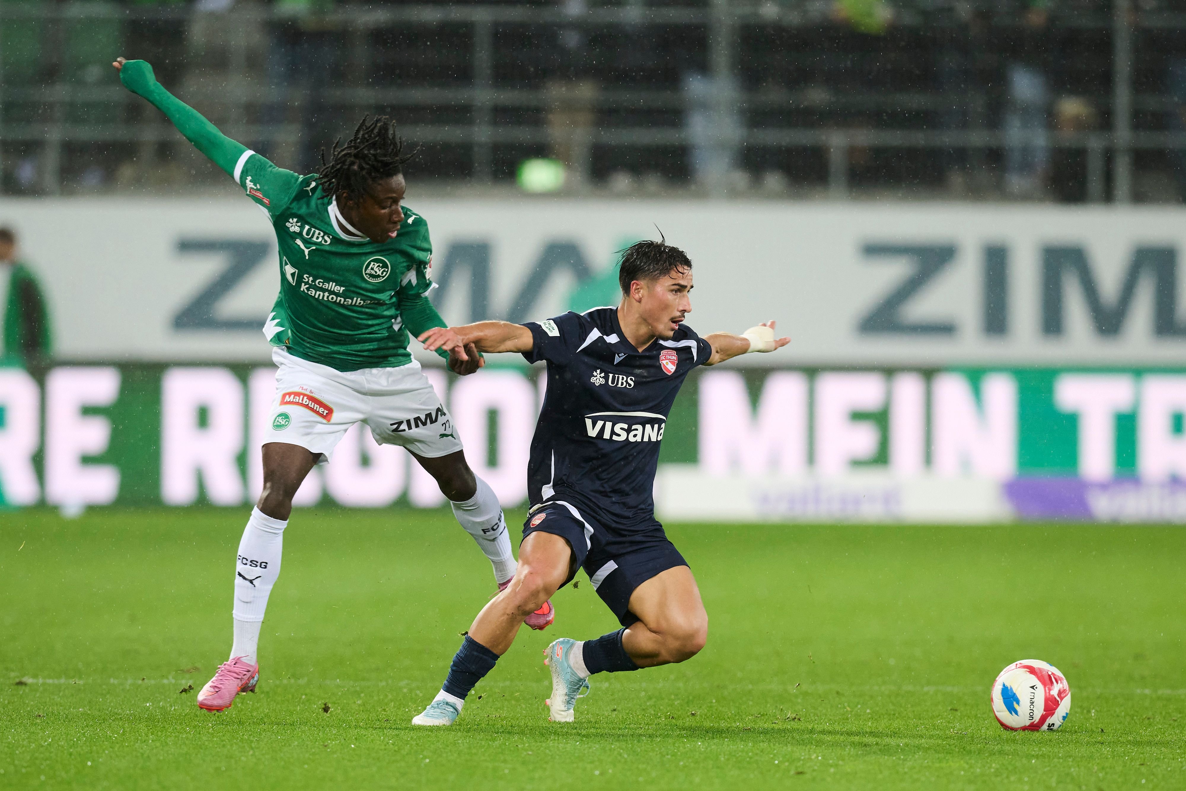 FC St.Gallen verliert gegen Thun – Maassen ärgert sich