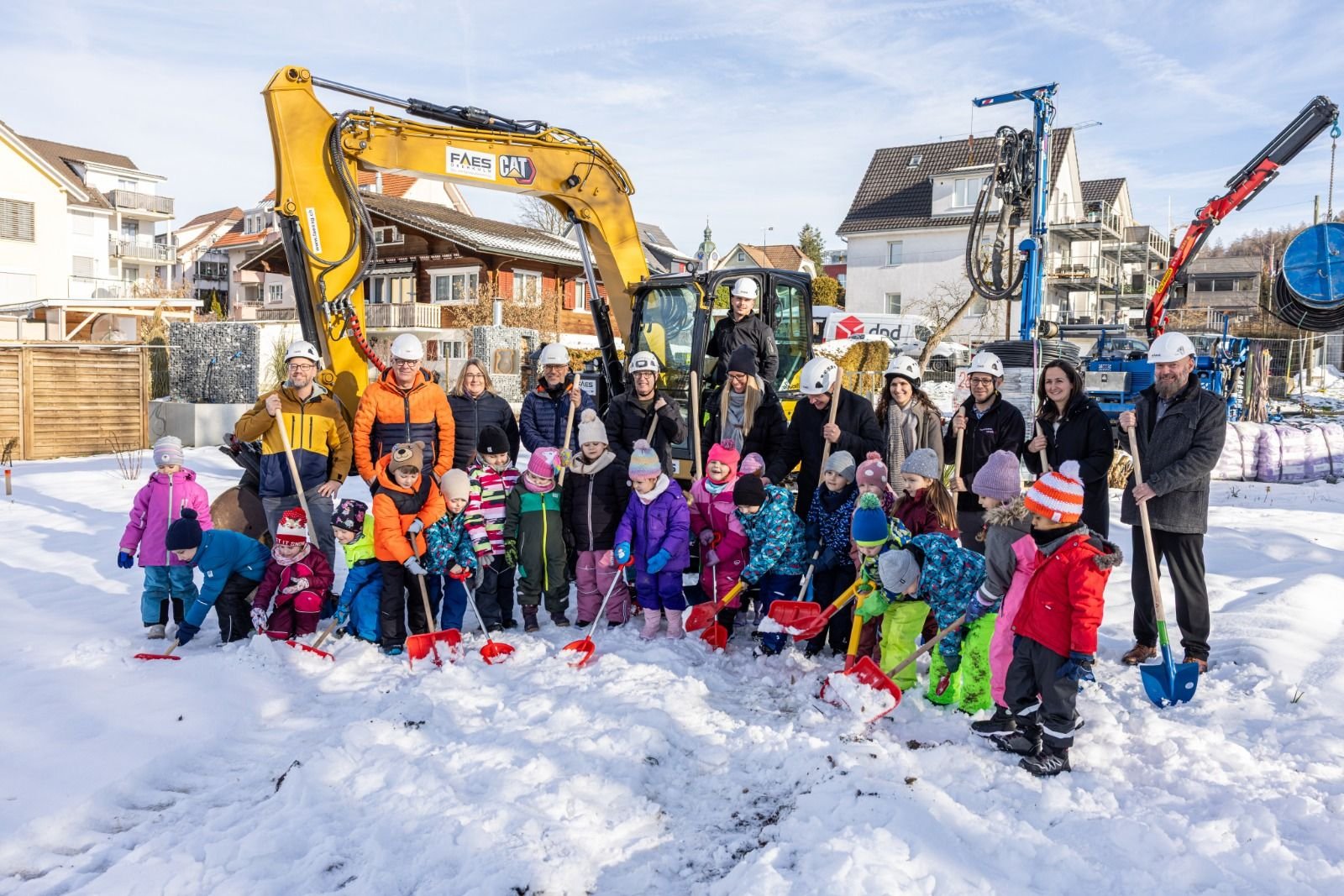 Kita Neumatt in Reinach: Spatenstich erfolgt